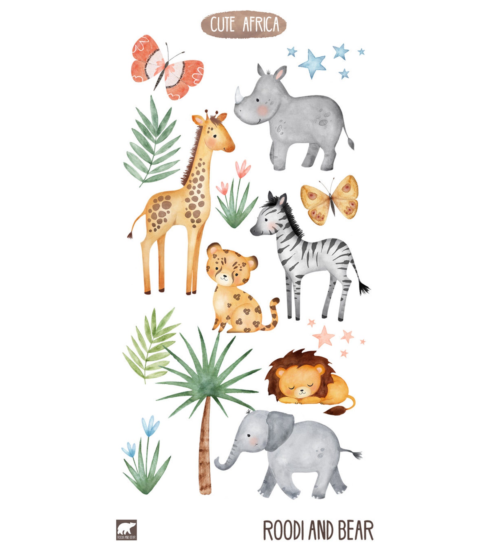 African Animals, Jungle, Safari - Etsy
