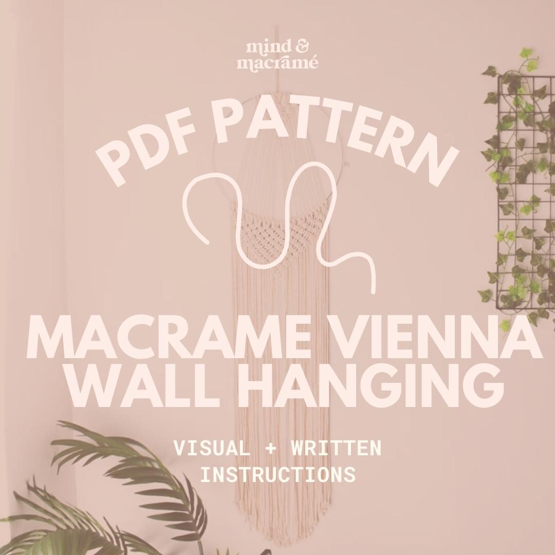 Macrame Pattern - Digital Macrame Pattern - Instant Download - Beginner ...
