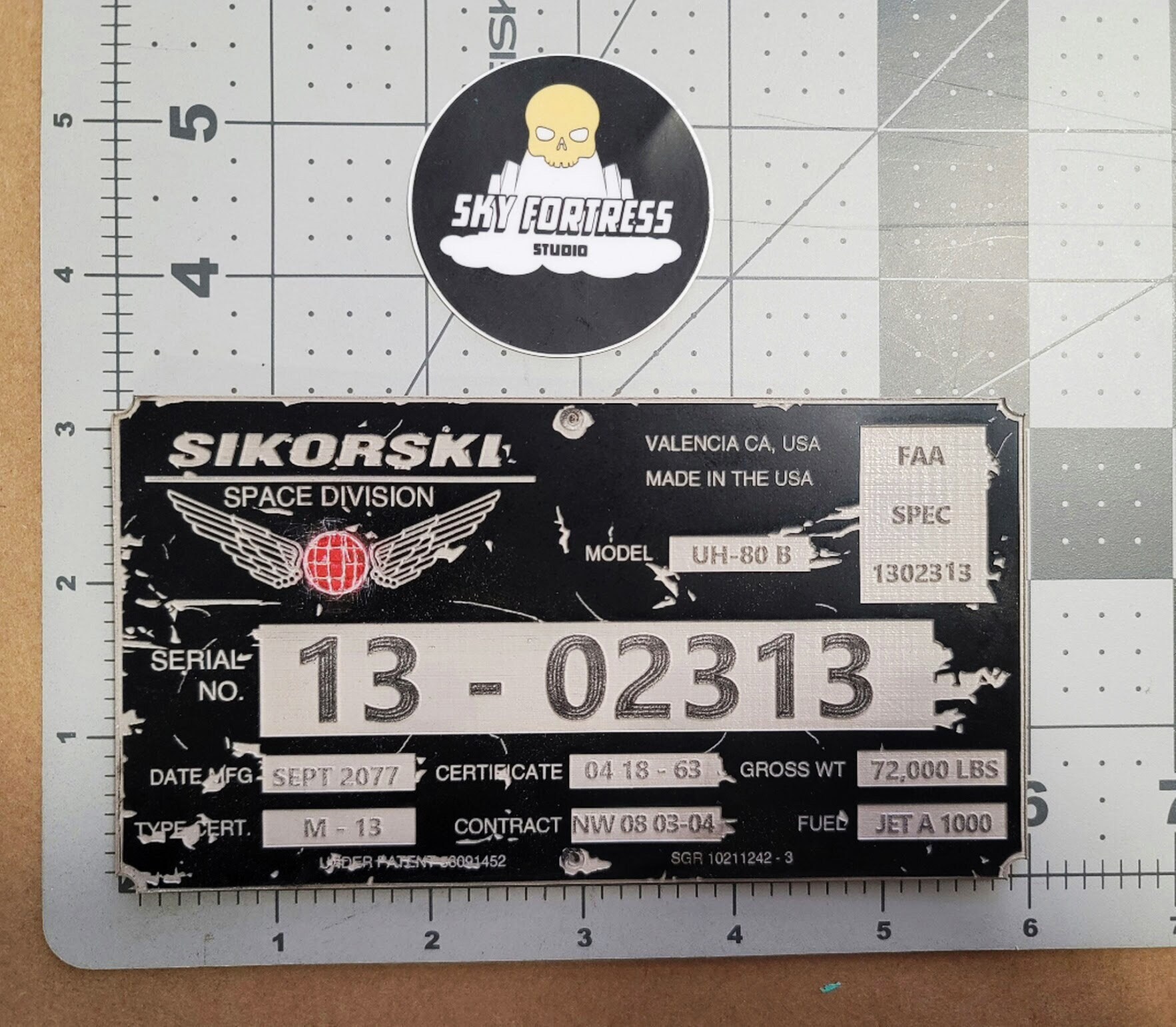 Love Death Robots Lucky 13 Ship's Plaque - Etsy