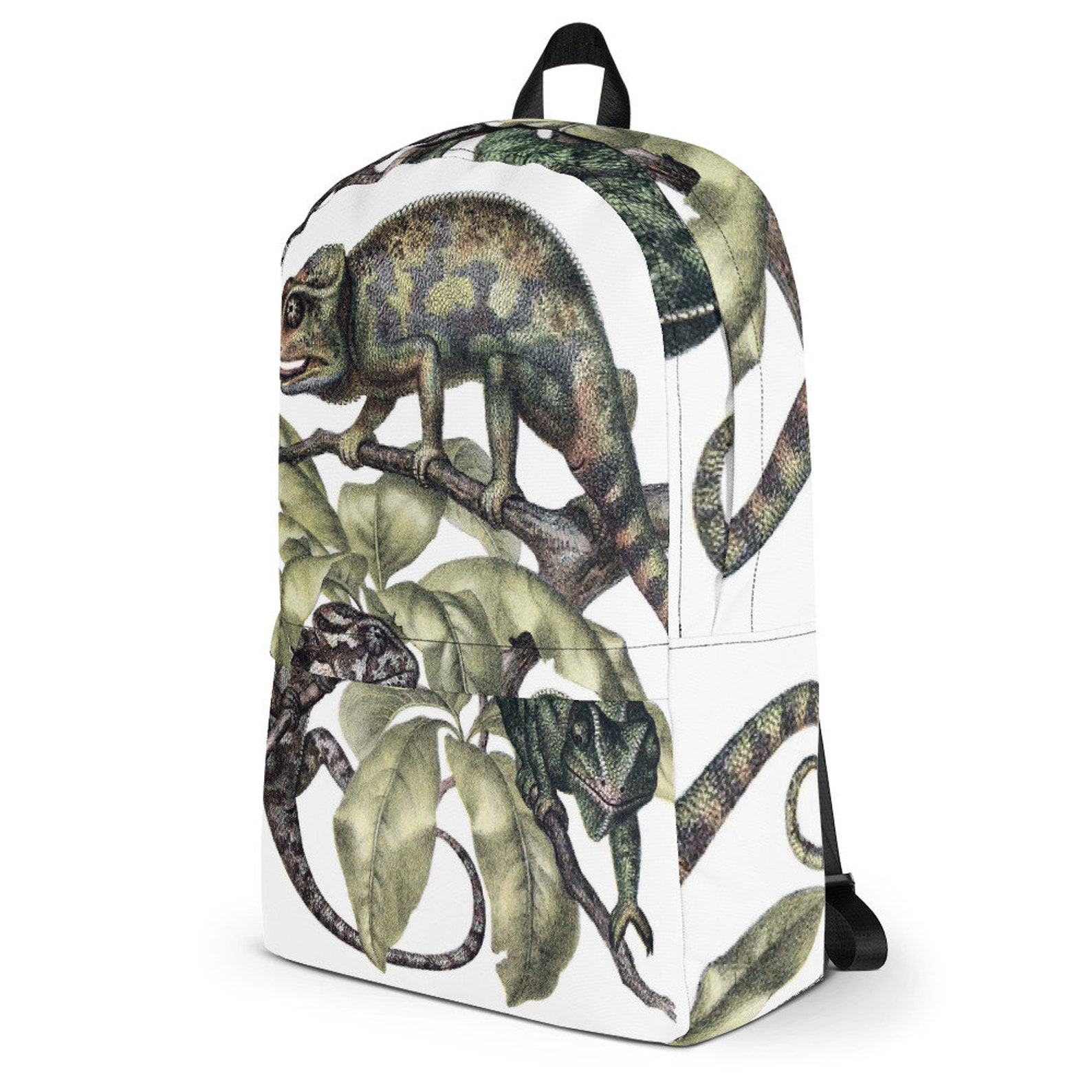 Gecko Lizard Print Backpack Reptile Lover Gift Exotic Backpack - Etsy UK