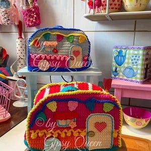Crochet Pattern Toaster Cover Caravan, Crochet Cover, Crochet Caravan ...