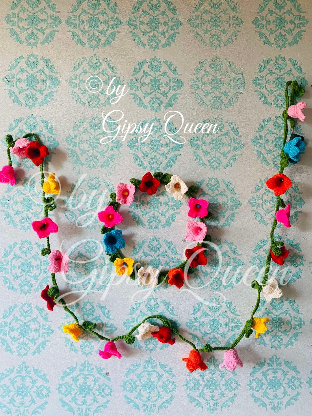 Crochet Pattern Fairy Light - Fairy Lights as Flower Tendrils, DIY ...