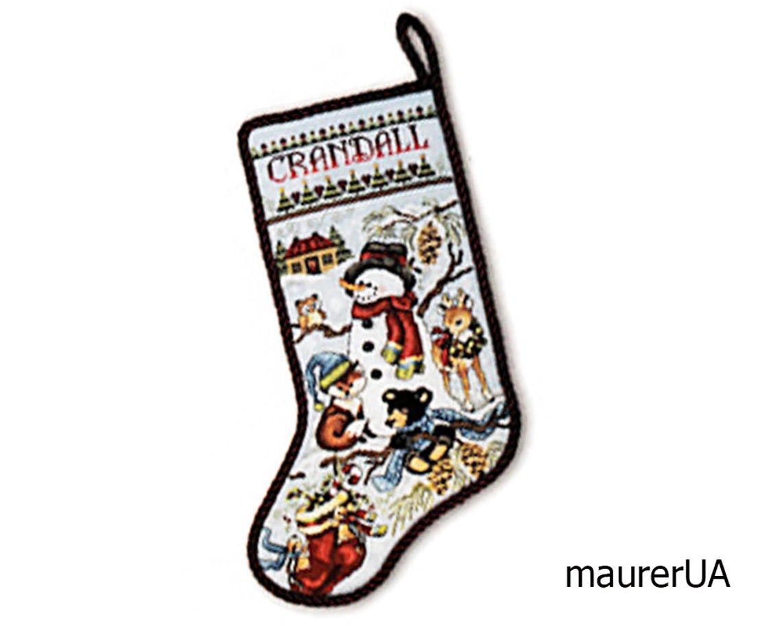 Personalised Christmas Stocking Forest Friends Stocking Stoney Creek - Etsy