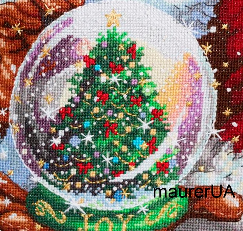 Santas Snow Globe Stocking Dimension Personalised Christmas Stocking ...