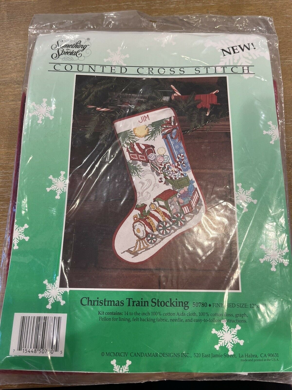 Personalised Christmas Stockings With Embroidered Train Candamar ...