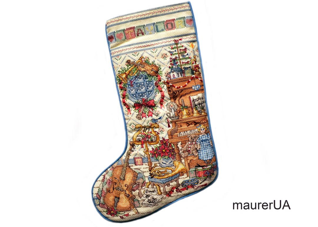 Personalised Christmas Stocking Music Room Kooler Design Studio Custom ...