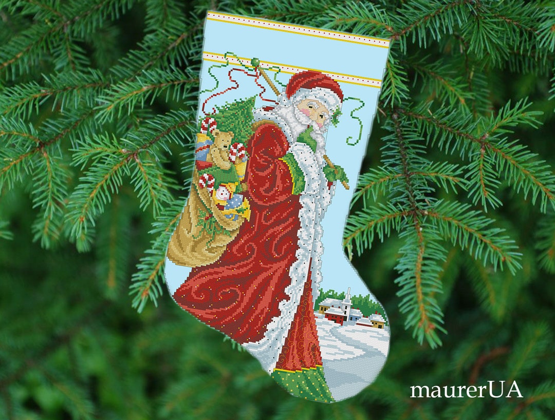 Personalized Christmas Stocking Santa S Coming Stocking - Etsy