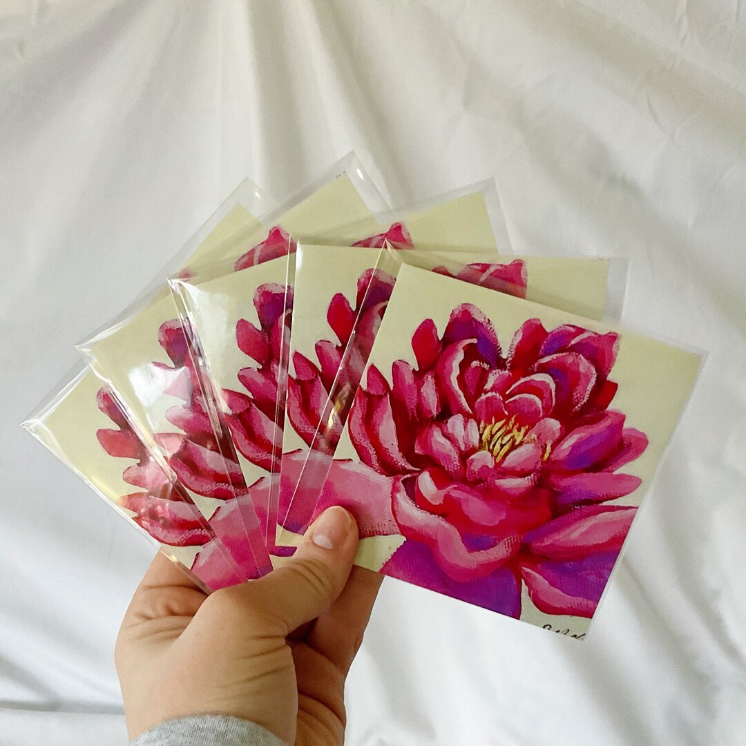 Bright Bloom Art Print / Original Art by Savannah Mcclain - Etsy