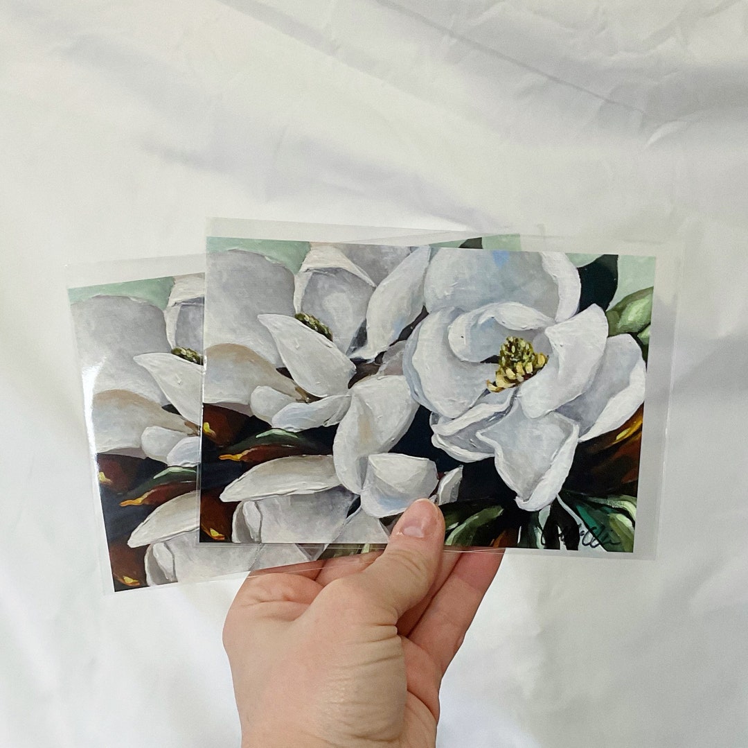 Magnolia Cluster Art Print / Original Art by Savannah Mcclain - Etsy