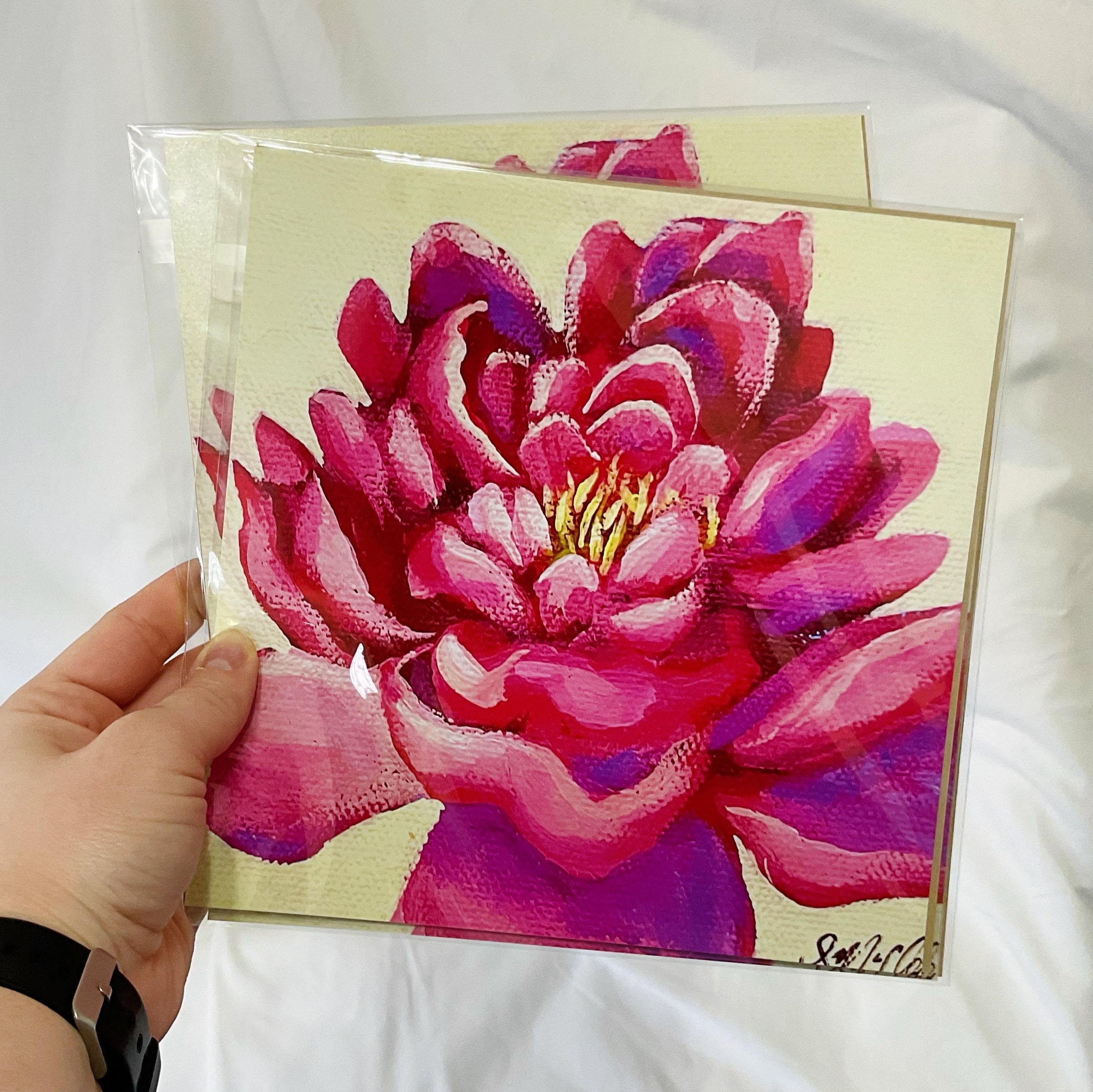 Bright Bloom Art Print / Original Art by Savannah Mcclain - Etsy