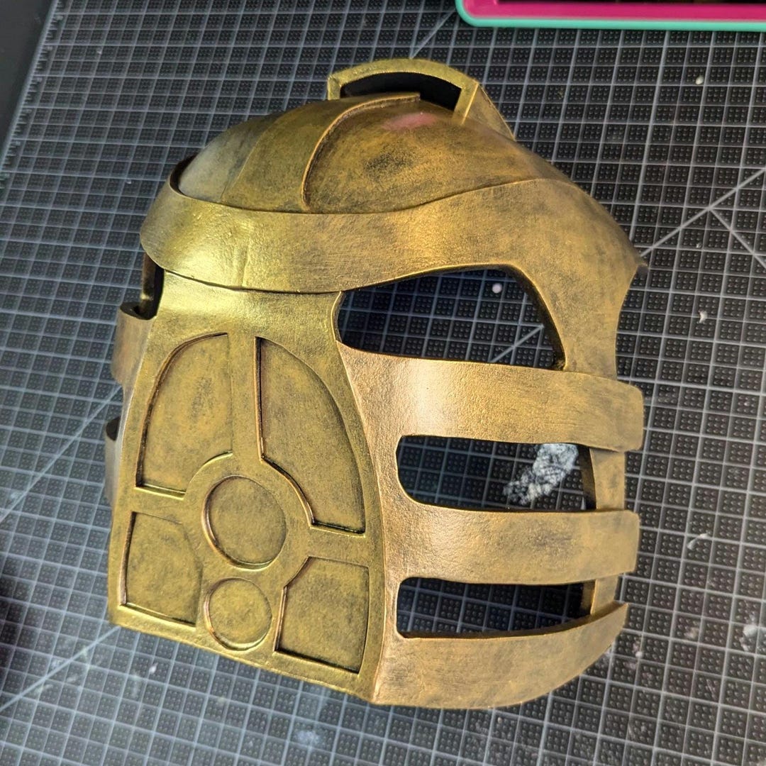 Wearable Toa Lhikan Hau Mask Cosplay Bionicle-inspired - Etsy