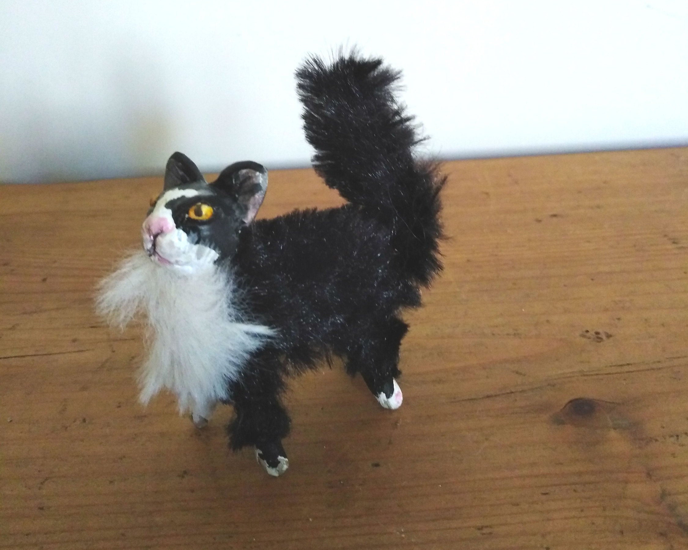 Tuxedo Cat Macchiato - Etsy