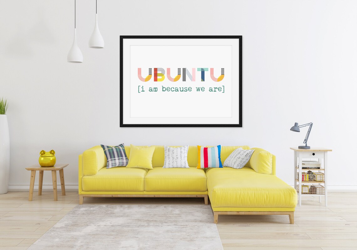 Ubuntu Definition Humanity Compassion African Africa Saying | Etsy