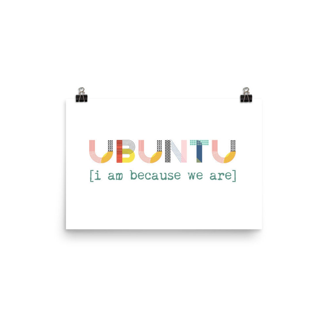 Ubuntu Definition Humanity Compassion African Africa Saying - Etsy