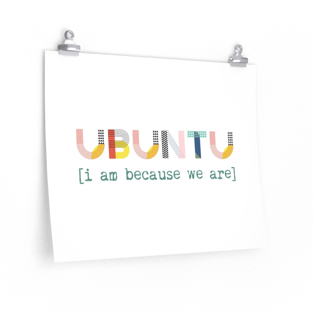 Ubuntu Definition Humanity Compassion Humankind African Saying Art ...