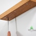 Magnetic Key Holder // Wood Floating Shelf // Key Rack With Neodymium ...