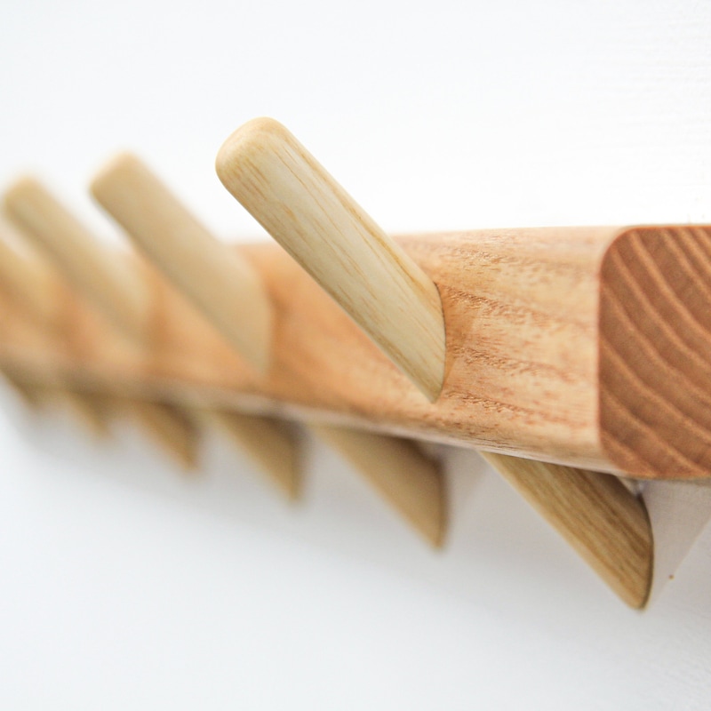 Wooden Peg Rack - Etsy