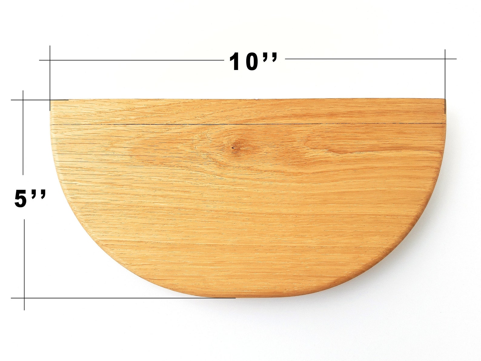Oak Floating Wood Shelf, Hidden Joinery, Small Wall Decor - Etsy