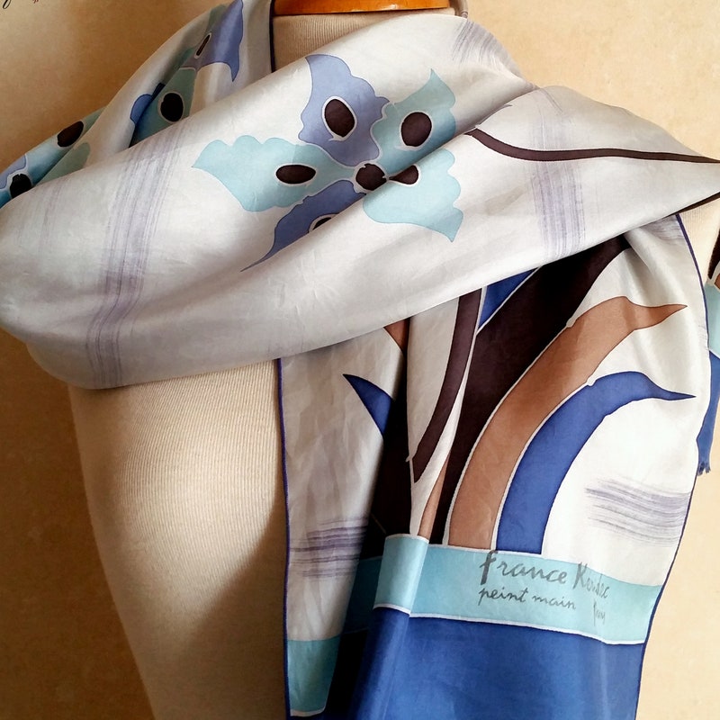 FrenchSilkScarf - Etsy