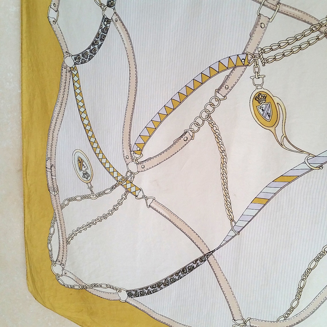 Vintage Classic Mid Century French Silk Scarf by Pierre - Etsy