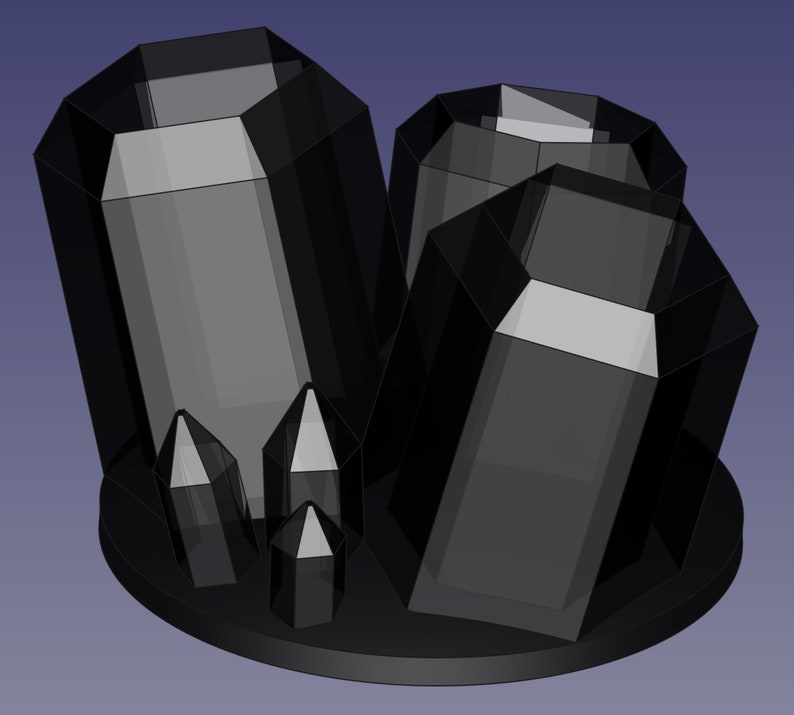 Geode Crystal Utensil Holder 3D Printer STL File - Etsy Australia