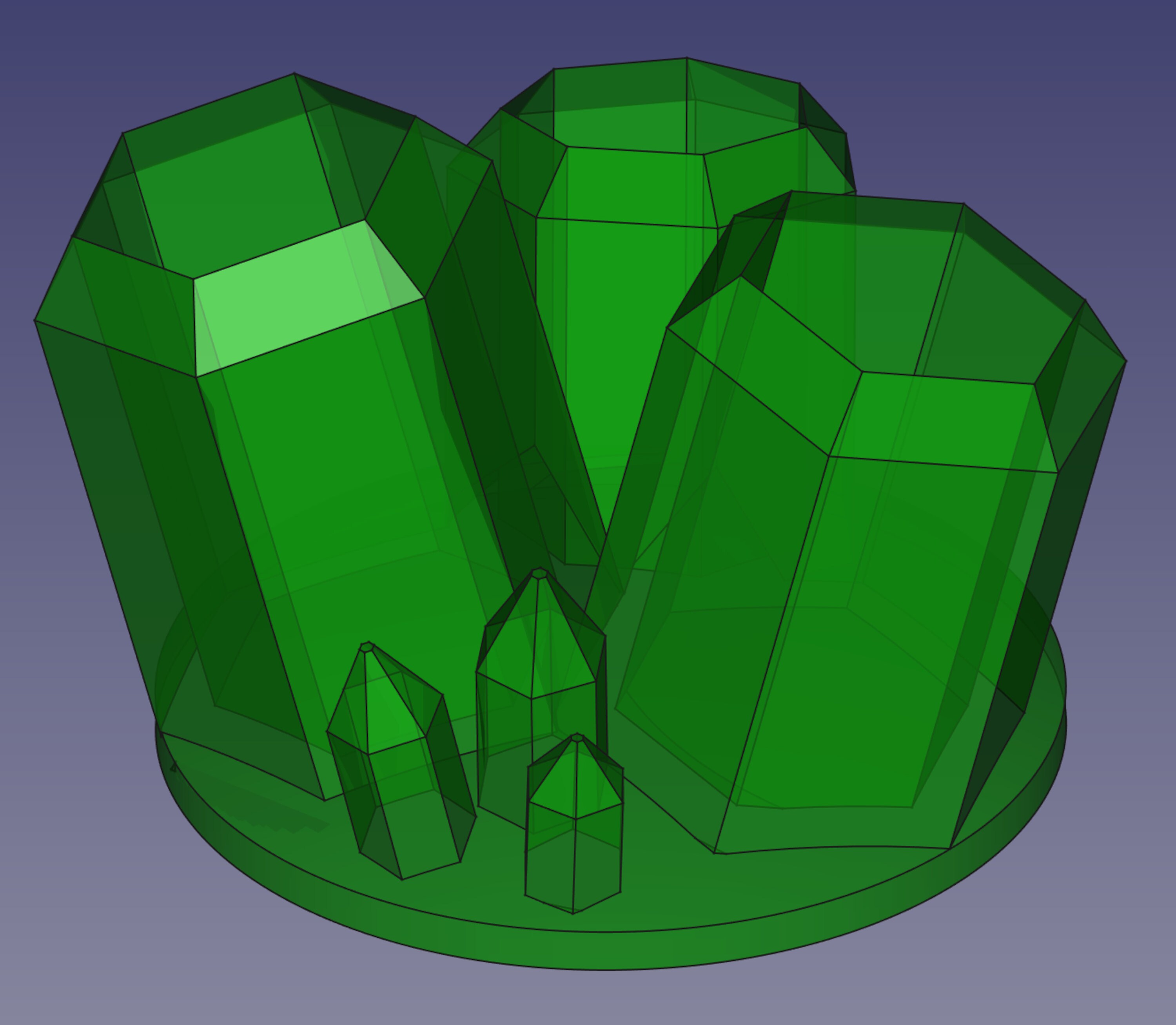 Geode Crystal Utensil Holder 3D Printer STL File - Etsy