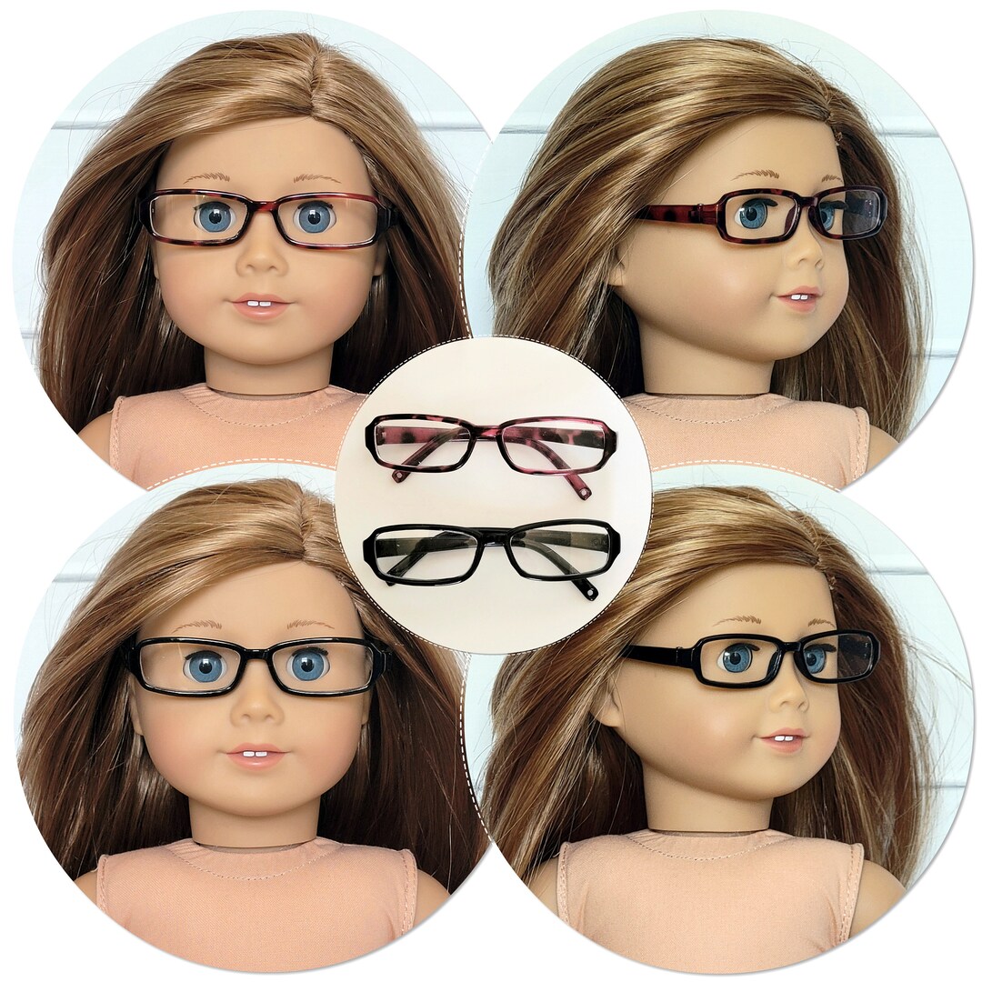 Glasses, Black, Dark Pink Tortoise, Eyeglasses, Clear Lenses, Plastic Frames, Hinged Earpieces ...