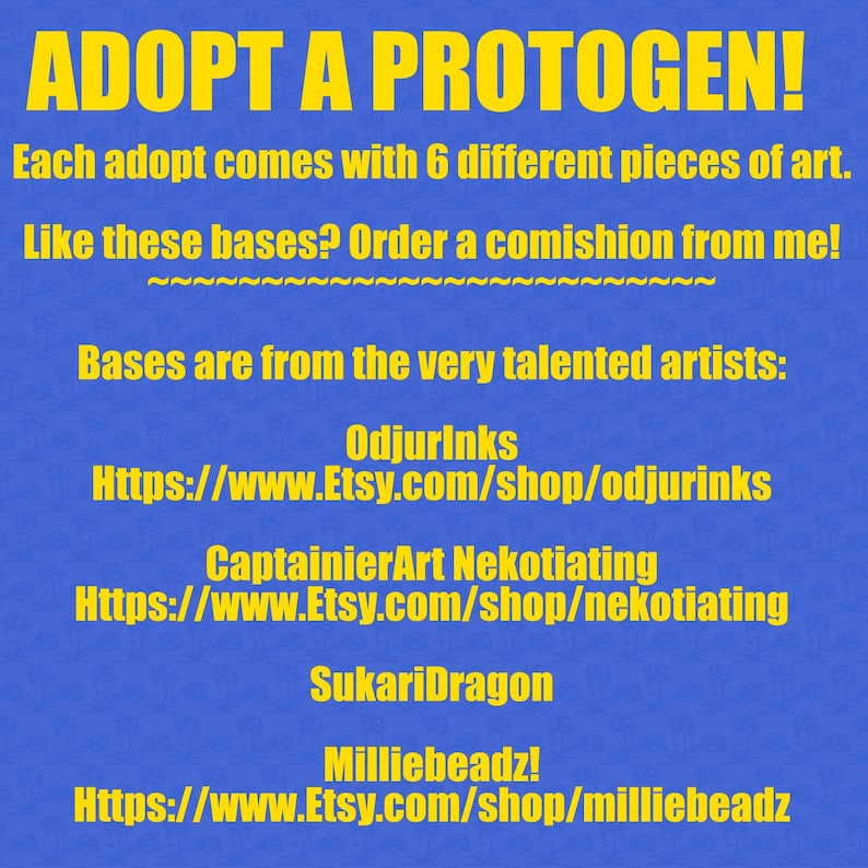 Large Protogen Adopt! Reference Sheet, Icon, Chibi, Full View, Protogen ...