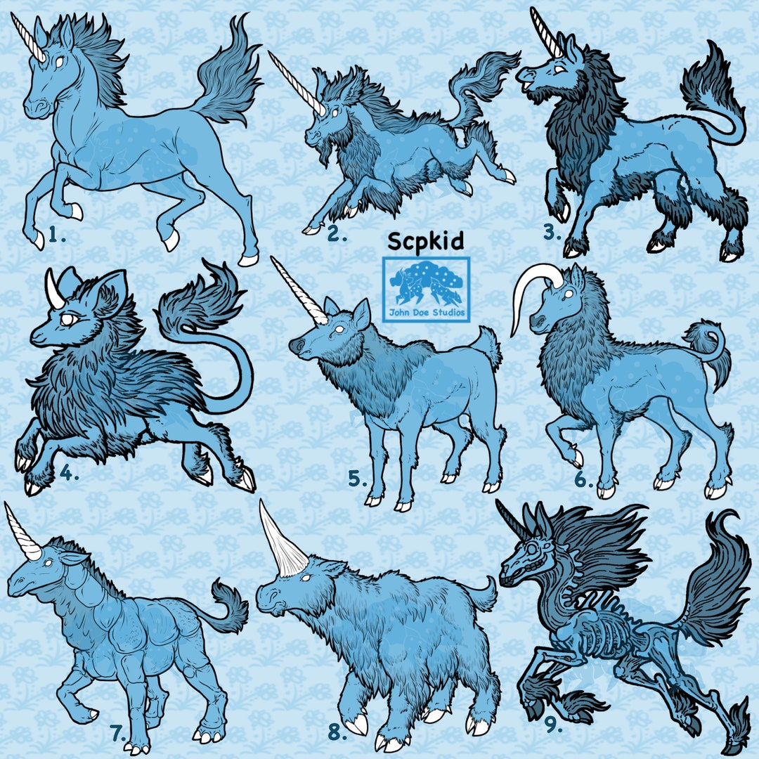 Mythical Creatures Custom Art, Base Edit, Unicorn, Pegasus, Peryton ...
