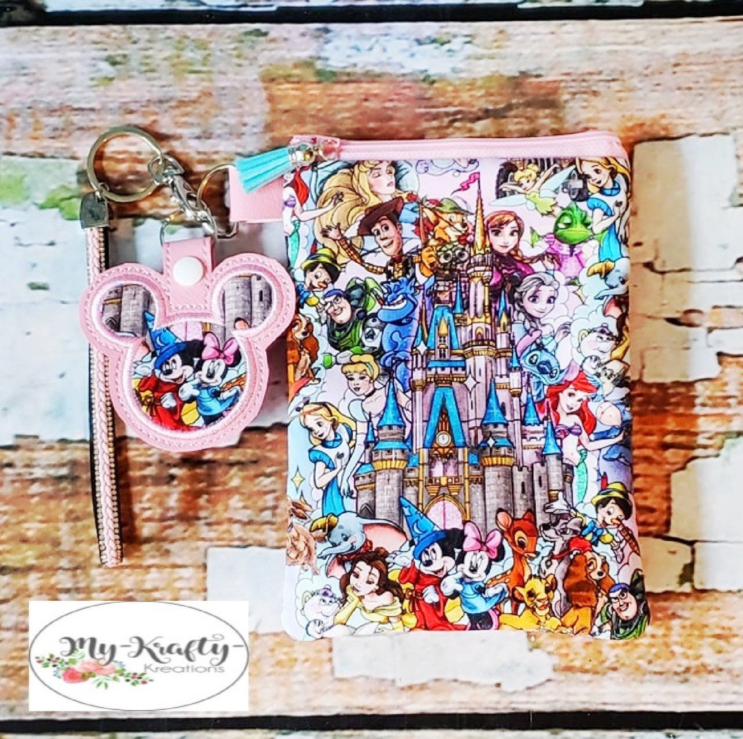 Character Zipper Bag Character Tote Change Purse Castle - Etsy