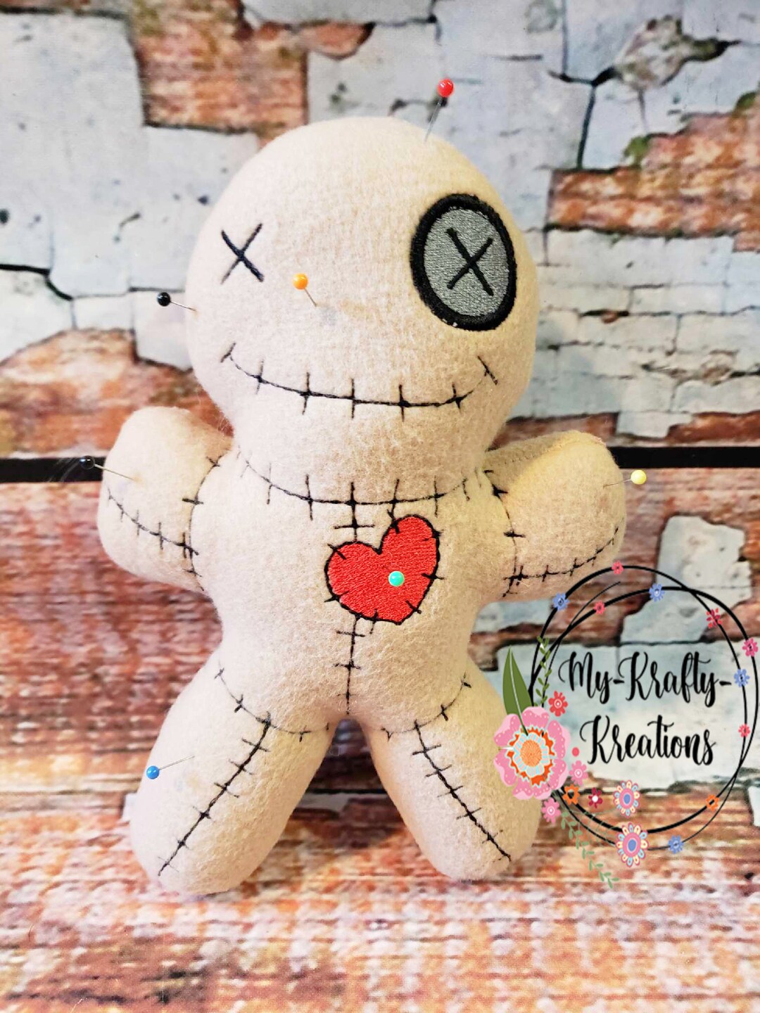 Voo Doo Doll, Voo Doo Stuffie, Voo Doo Bear, Stuffed Animal, Handmade ...