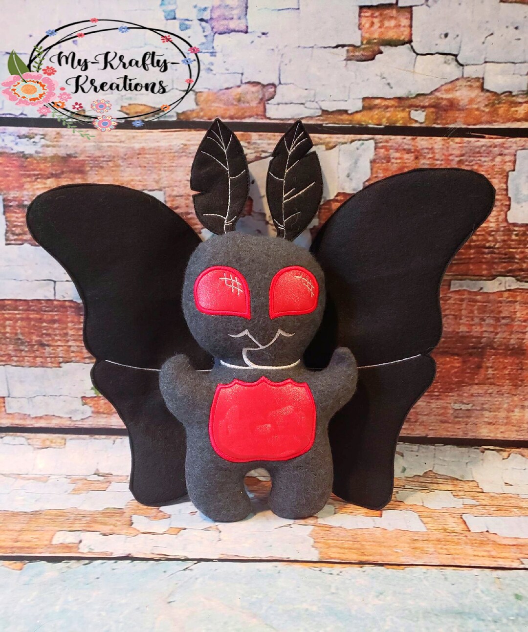 Stuffed Mothman, Custom Made Mothman, Urban Legend, Folk Tale Mothman - Etsy