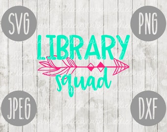 Librarian svg | Etsy