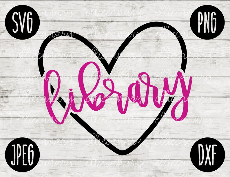 Back to School SVG Library Librarian Svg Png Jpeg Dxf //cut | Etsy
