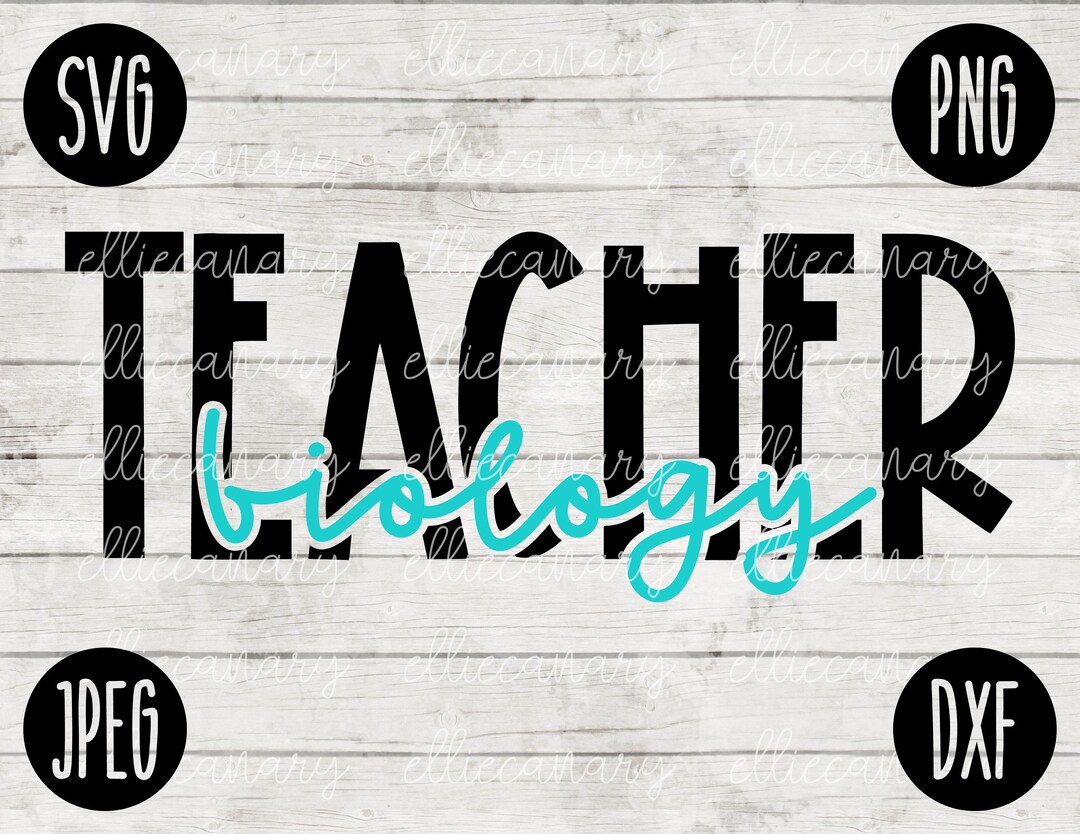 Back to School Biology Teacher Squad Svg Png Jpeg Dxf //cut - Etsy