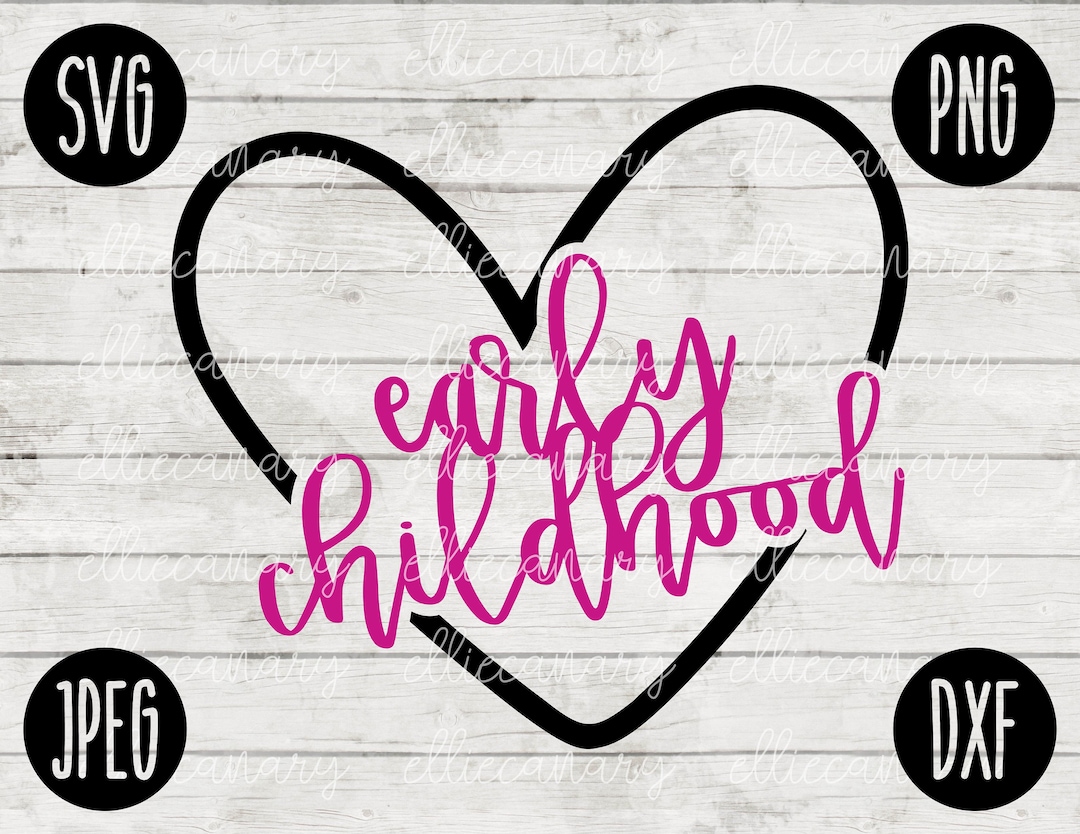 Back to School Early Childhood Education Team Svg Png Jpeg Dxf //cut ...