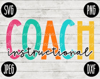 Instructional Coach Svg - Etsy