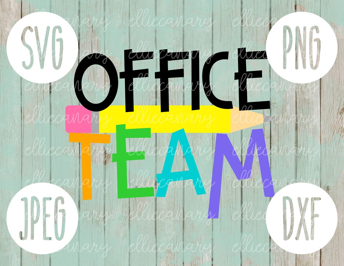 Office Team Svg Png Jpeg Dxf //cutting File // Commercial Use | Etsy