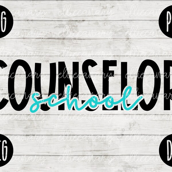 School Counselor Business Card - Etsy