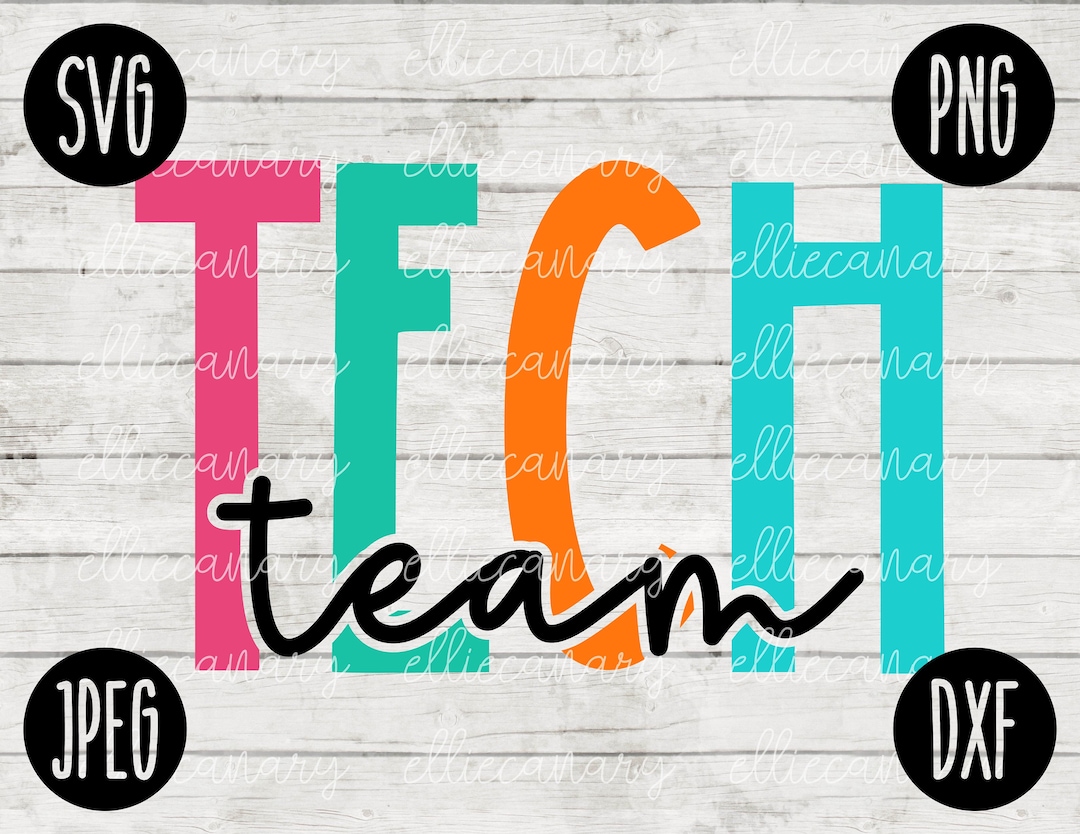 Tech Team Squad SVG: Teacher Appreciation Cut File (digital Download ...