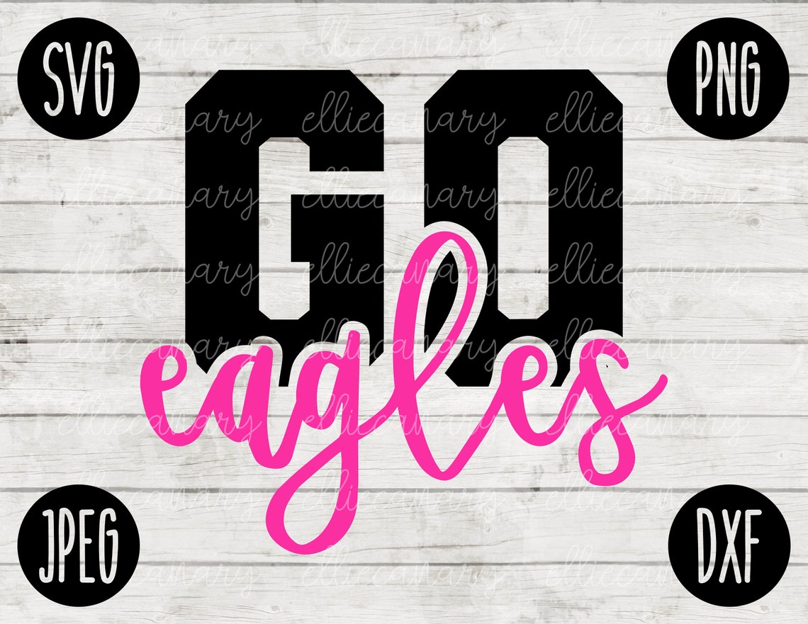 Team Spirit SVG Go Eagles Sport Png Jpeg Dxf / Commercial Use - Etsy
