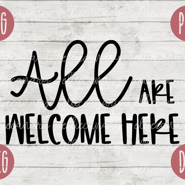 All Are Welcome Here - Etsy