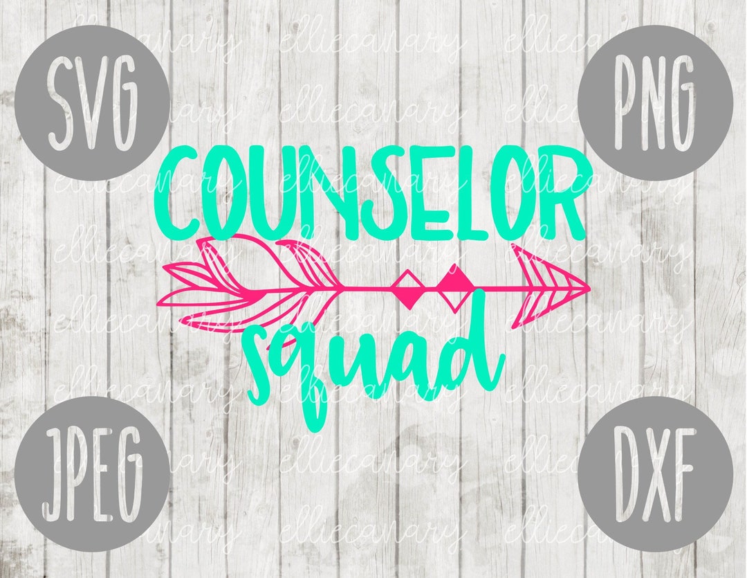 Counselor Squad SVG: Back to School Teacher Appreciation (digital Files ...