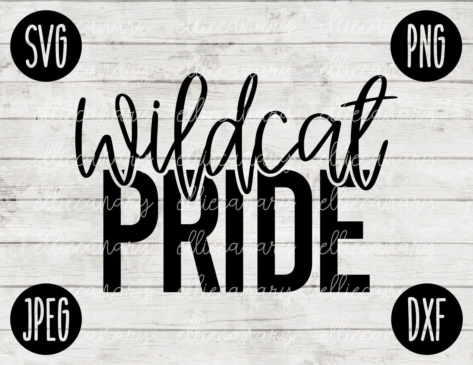 Team Spirit SVG Wildcat Pride Game Sport Svg Png Jpeg Dxf / Commercial ...