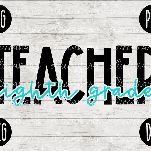 First Day of 8th Grade - Etsy