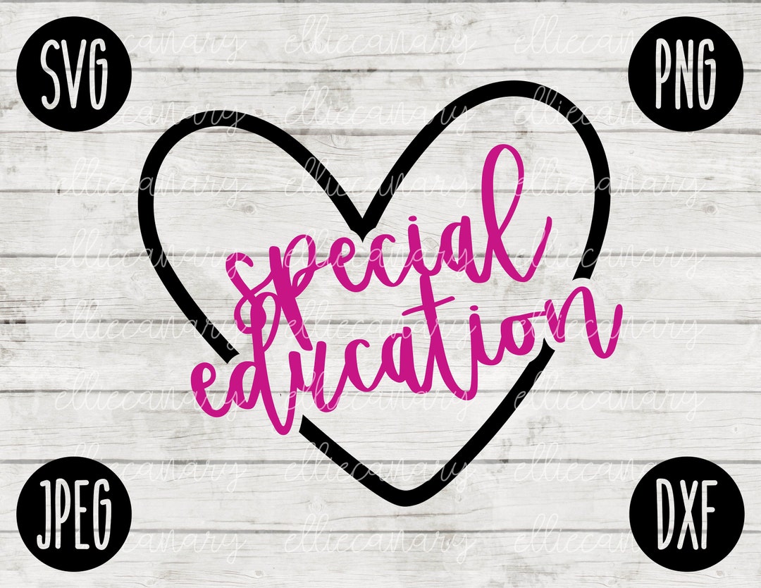 Special Education Team SVG: Teacher Appreciation Cutting File (digital ...