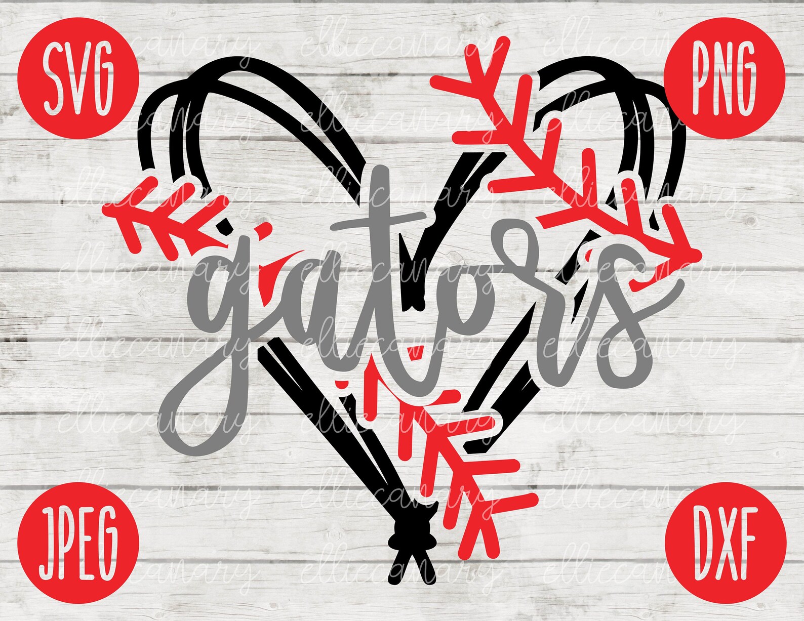 Gators Baseball SVG Team Spirit Heart Sport Png Jpeg Dxf / Commercial ...