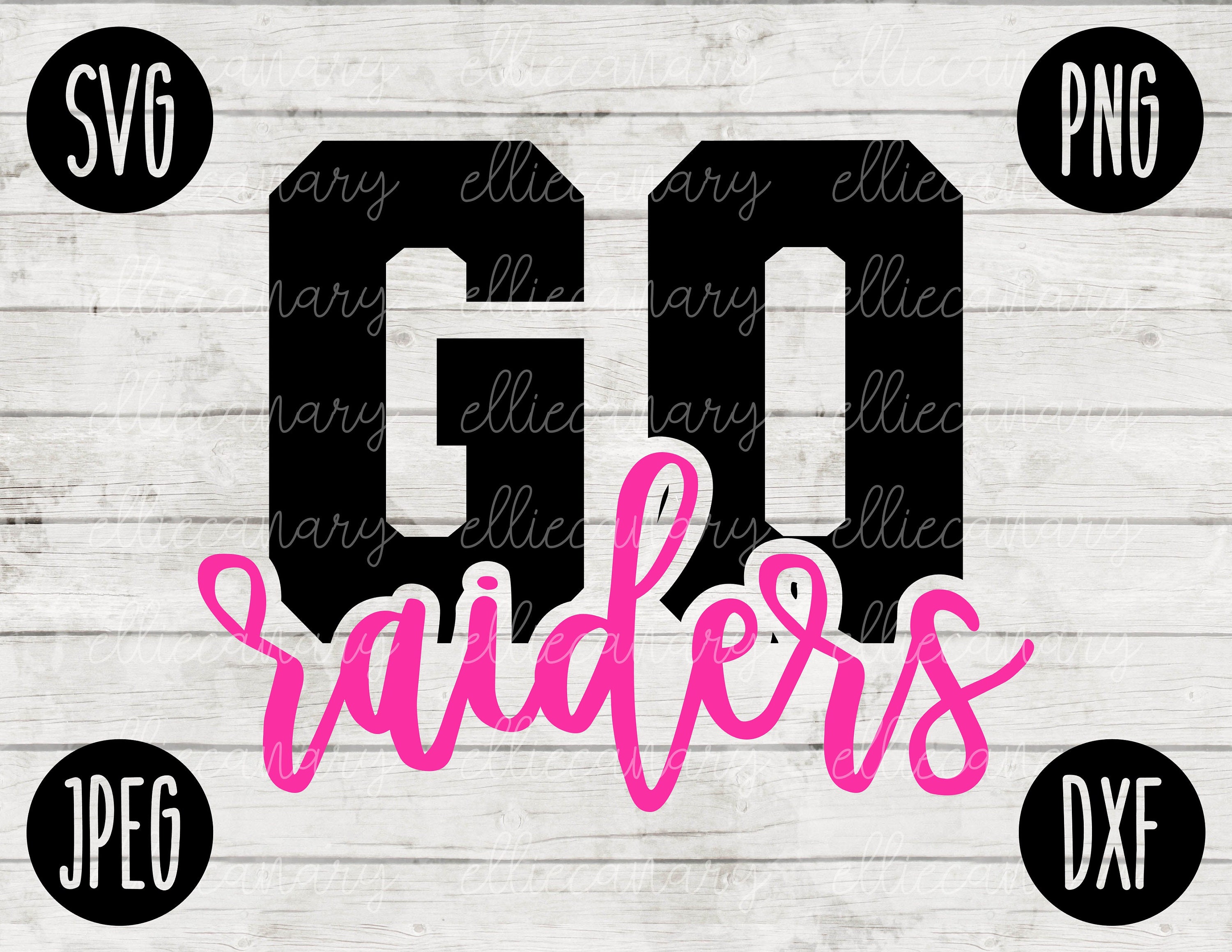 Team Spirit SVG Go Raiders Sport Png Jpeg Dxf / Commercial Use - Etsy