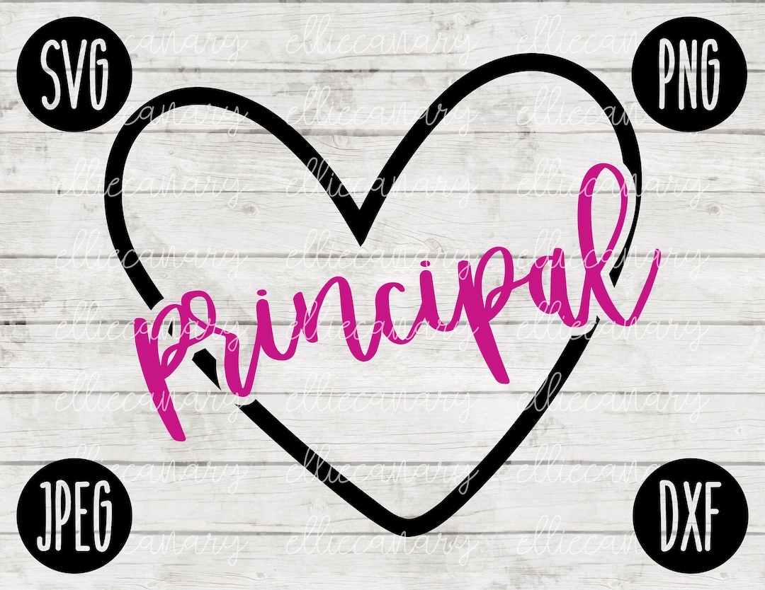 Back to School Principal Svg Png Jpeg Dxf //cut File // Commercial Use ...