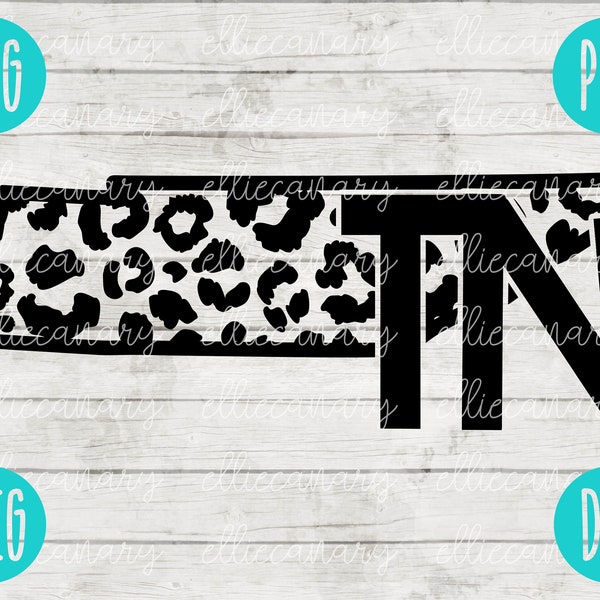 Tennessee Vols Leopard Print Svg - Etsy Canada
